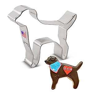 Labrador Dog Cookie Cutter 4.4" Made in USA by Ann Clark