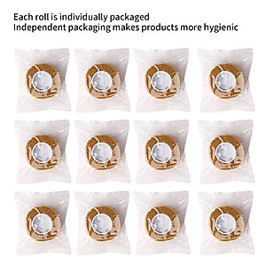 sansheng 1Inch Self Adherent Cohesive Wrap Bandages,Brown Athletic Tape for Wrist, Ankle, Hand, etc(12 Pack)
