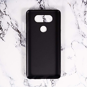 Shantime LG V20 H990DS Case, Scratch Resistant Soft TPU Back Cover Shockproof Silicone Gel Rubber Bumper Anti-Fingerprints Full-Body Protective Case Cover for LG V20 H990DS (Black)