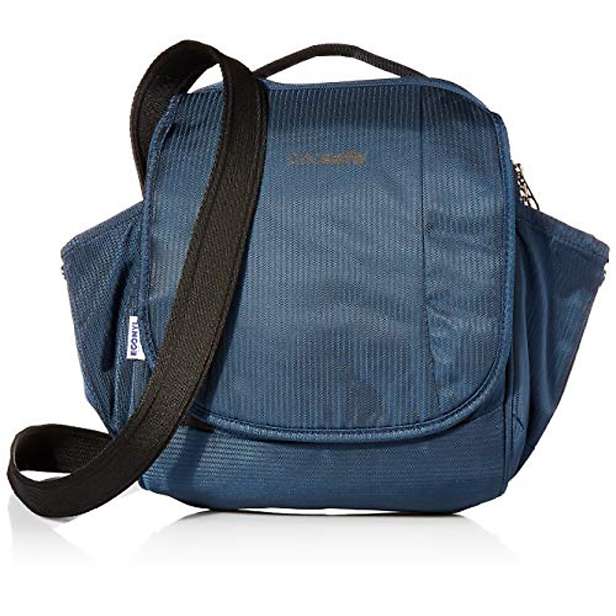 Pacsafe Metrosafe LS200 ECONYL 7 Liter Anti Theft Crossbody/Shoulder Bag - Fits 10 inch Tablet, ECONYL Ocean