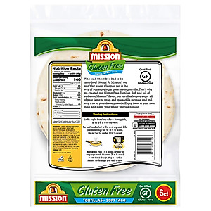 Mission, Gluten Free Soft Taco Tortillas 10.5 Ounce6ct