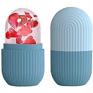 Ice for Face, Ice Face Roller, Ice Roller for Face and Eye, Reusable Beauty Ice Facial Roller for Face Skin Care Silicone Ice Stick Face Ice Mould Icing Tool, Gifts for Her