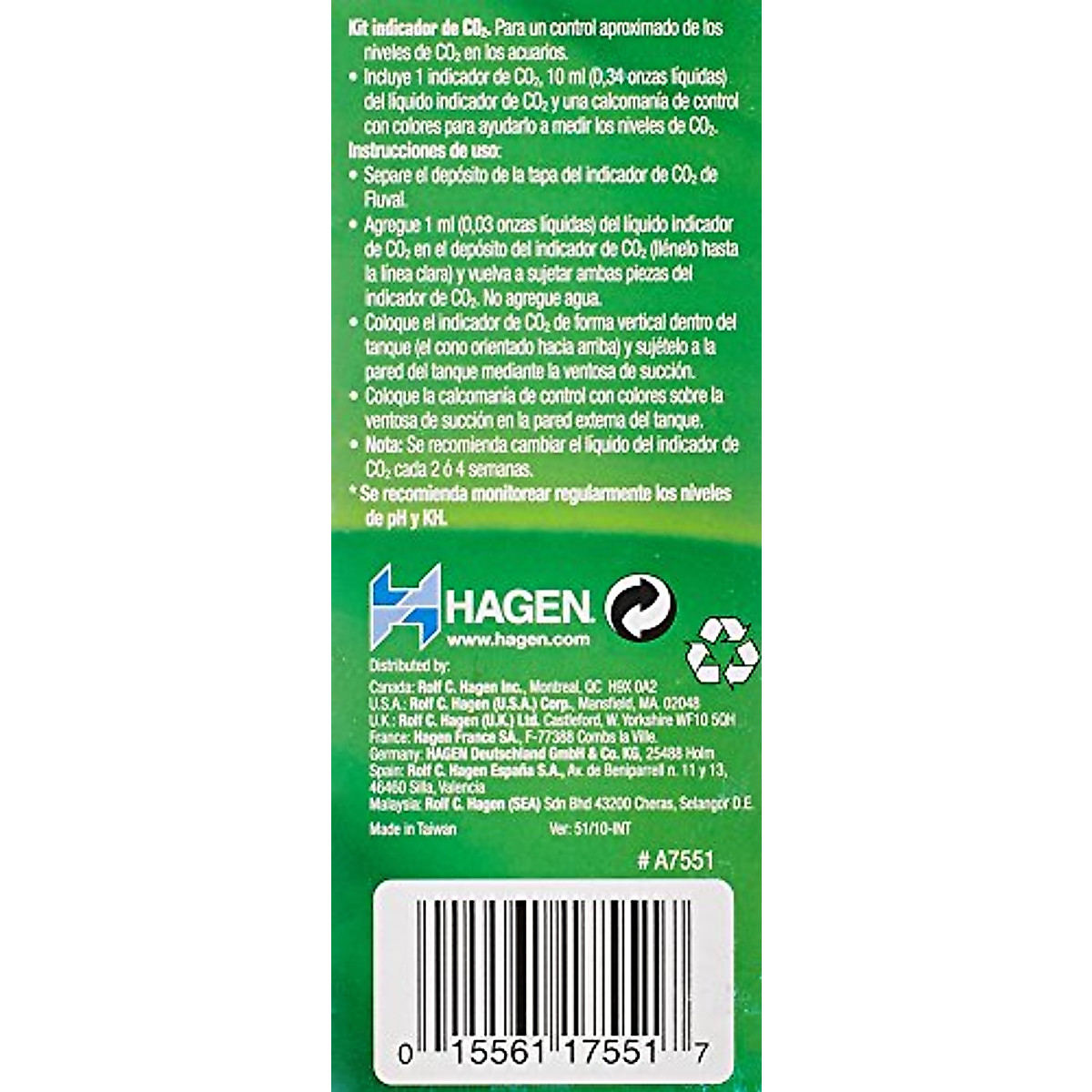 Fluval CO2 Indicator Kit