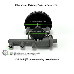 Piezo Ignitor Kit for Atwood,Wedgewood,Dometic,Suburban,Magic Chef 3-Burner RV Stoves (Ignitor with Knob)
