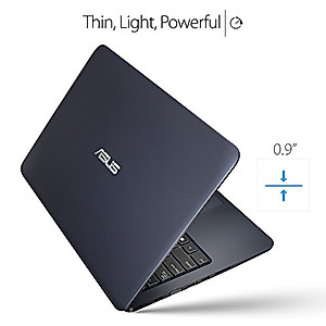 ASUS L402WA-EH21 Thin and Light 14” HD Laptop; AMD E2-6110 Quad Core 1.5GHz Processor,AMD Radeon R2 Graphics,4GB RAM,32GB eMMC Flash Storage,Windows 10 S with FREE 1yr Office 365 Subscription Included