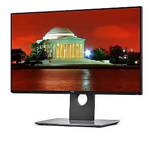 Dell Ultrasharp 24 inch Infinity Edge Monitor - U2417H, Full HD 1920 X 1080 At 60 Hz|Ips, Anti-Glare with Hard Coat 3H|Vesa Mounting Support|Tilt|Pivot|Swivel|Height Adjustable Stand