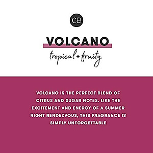 Capri Blue Volcano Candle - Dual Tone Signature Jar Candle - Luxury Aromatherapy Soy Candle - Sugared Citrus Scented Candle (19 Oz)