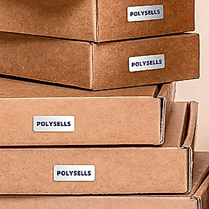 POLYSELLS 1"x2-5/8" Self Adhesive Address Labels, 30-UP Blank Shipping Labels, FUSKU, FBA Mailing Labels for Inkjet and Laser Printer, 3000 Sticker Labels (100 Sheets), 30 Labels per Sheet