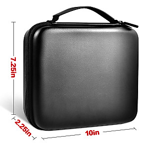 GWCASE Ring Organizer Storage Case - Jewelry Ring Display Collector Box with 42 Slots. Rings Tray Holder Showcase Fits for 50+ Rings, Earrings, Brooches and Cufflinks (Box Only)