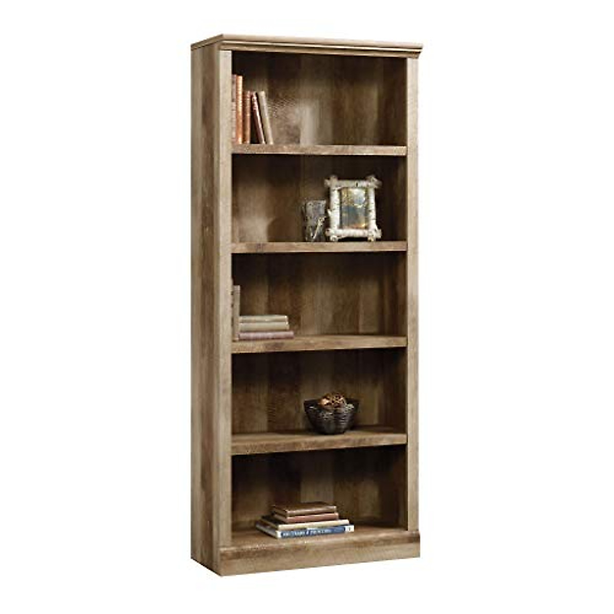 Sauder East Canyon 5 Shelf Bookcase, Craftsman Oak finish