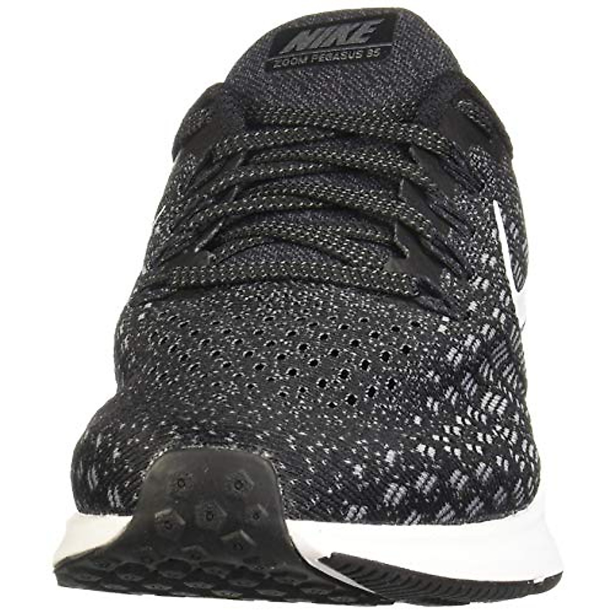 NIKE Women's Low-Top Sneakers, Multicolour Black White Gunsmoke Oil Grey 001, 8.5 us