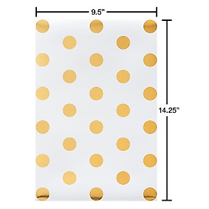 Papyrus Gift Boxes with Lids for Christmas, Hanukkah and All Holidays, White and Gold (4 Boxes)