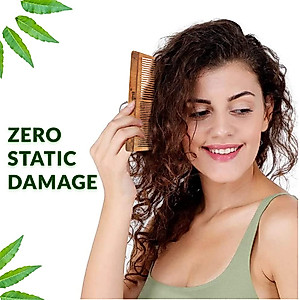 The Legend Organic Pure Neem Wood Comb (Neem Comb)