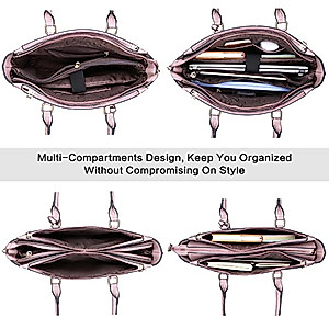 17 Inch Tote Bag for Women Work Ladies Briefcase Roomy Teacher Laptop/ Computer Bag with Multi-Pockets,Birthday Valentine's Mother's Day Graduation Gifts for Her