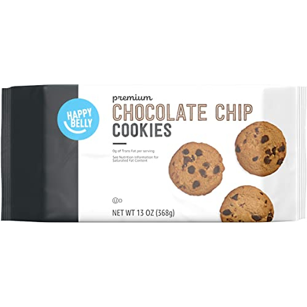 Amazon Brand - Happy Belly Premium Chocolate Chip Cookies, 13 Ounce