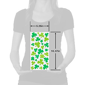 American Greetings St. Patrick's Day Gift Bag, Green Shamrocks(16-Count)