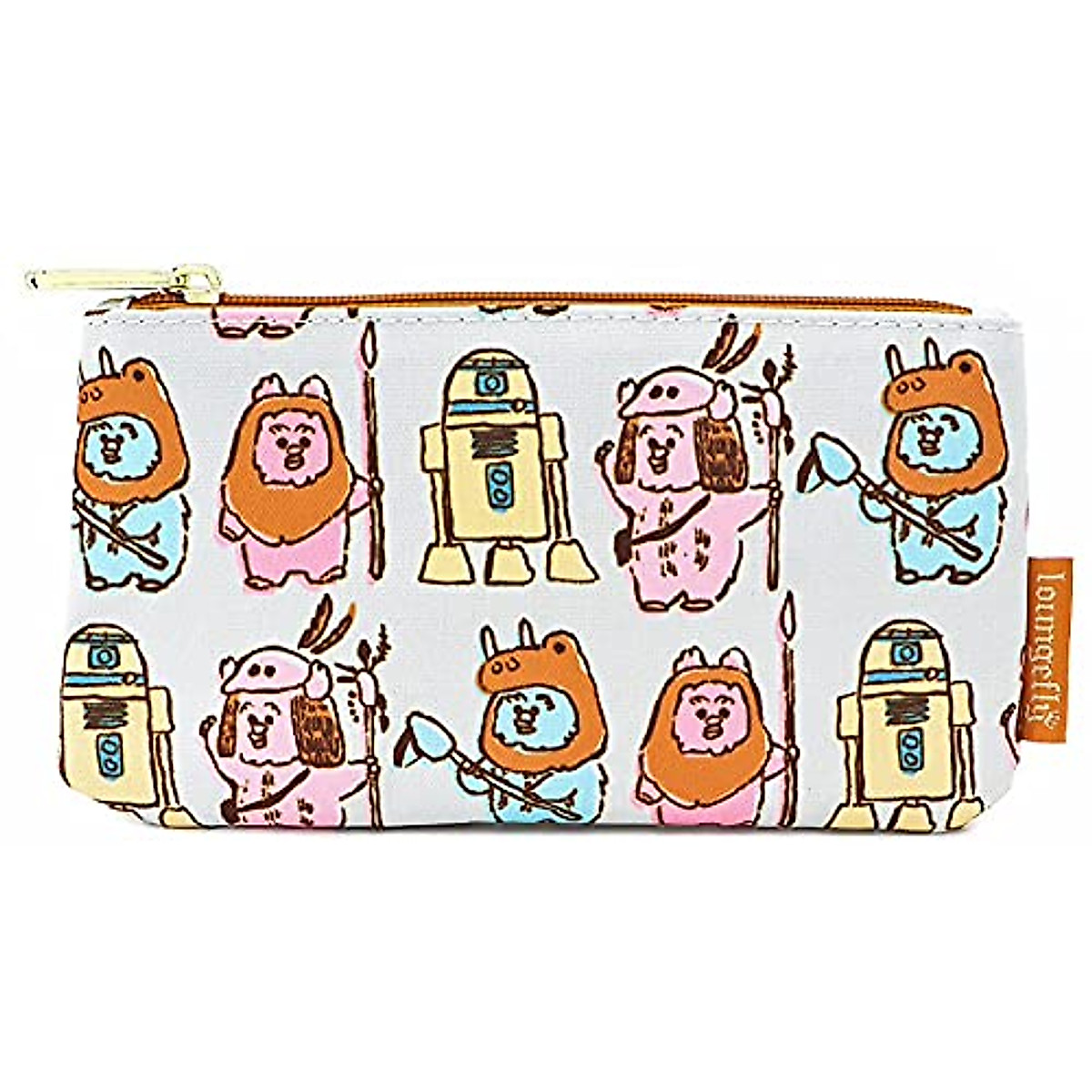 STAR WARS Pastel Ewok AOP Nylon Cosmetic Pouch