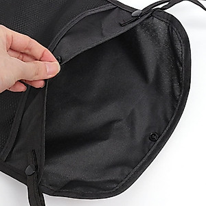 Muellery Stroller Organizer Lightweight Stroller Accessories Pack Mesh Pockets Black TPJJ101638