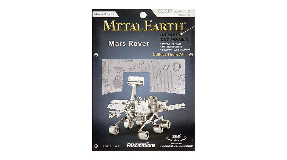 Fascinations Metal Earth Mars Rover 3D Model Kit for STEM Enthusiasts