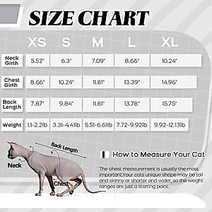 Bonaweite Sphynx Hairless Cat Sweater Turtleneck Cats Clothes Wear Soft Knitted Kitten Pullover Outfits Handsome Cat Apparel Pet Clothing Shirts Jumpsuit for Sphinx, Cornish Rex, Devon Rex, Peterbald