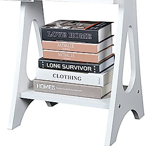 AnQuipet jewelry cabinet floor standing,freestanding jewelry cabinet with full- length mirror, Standing Mirror with Jewelry Storage for Bedroom