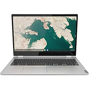 Lenovo C340 Chromebook 2-in-1 Laptop, 15.6" Full HD Touchscreen, Intel Core i3-8130U Processor, 4GB RAM, 64GB eMMC SSD, Wi-Fi, Bluetooth, Webcam, Online Class, Chrome OS, Gray