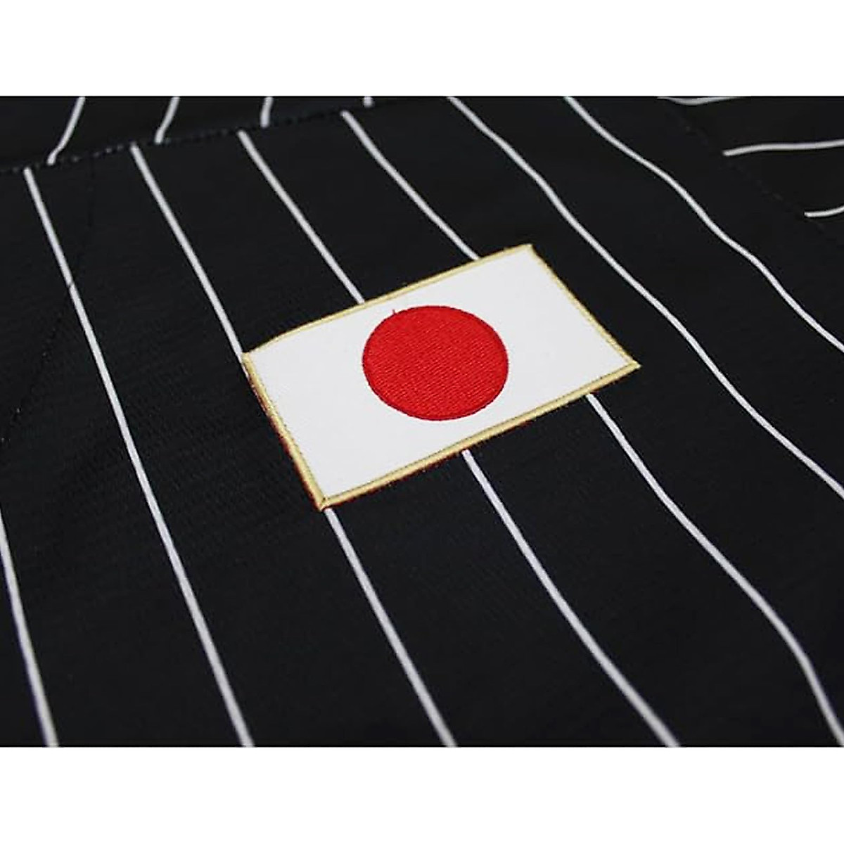 Ohtani #16 Team Japan Baseball Jerseys Sewn Samurai Black Gift Jerseys (Small)