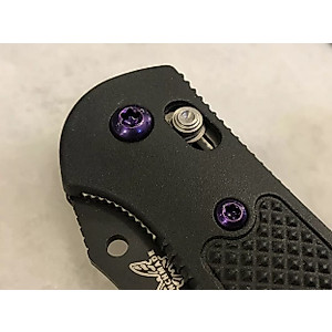 Purple Torx Screws Set For Benchmade Griptilian Scale Pivot & Clip 550 551 553