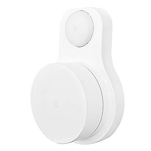 Koroao Outlet Wall Mount Holder for Google WiFi [2020 Model] - No Tools Required and No Cord Clutter Easy Moved Holder Bracket Compatible with for Google Mesh WiFi Route(1-Pack)