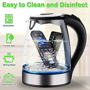 Andywoo Teething Toys for Babies 0-6 Months 6-12 Months, Baby Teething Remote Control Teether Toys, Cell Phone Teether for Babies, Chew Toy for Baby, Silicone Sensory Baby Teethers Toys - Black