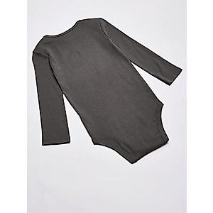 Carter's baby girls 7-pack Long Sleeve Bodysuits Shirt, White/Grey, 24 Months US