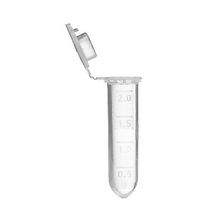 Eowpower 400 Pieces 2 ml Plastic Vial Tube Tubes for Sample Storage Container Beads Liquid