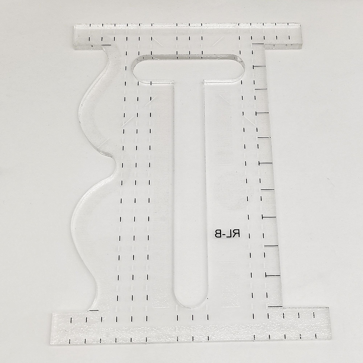 HONEYSEW Quilting Ruler Sid is A Straight,Curvy Quilting Tool with A Cut Out Center to Helping You Create Some Amazing Designs