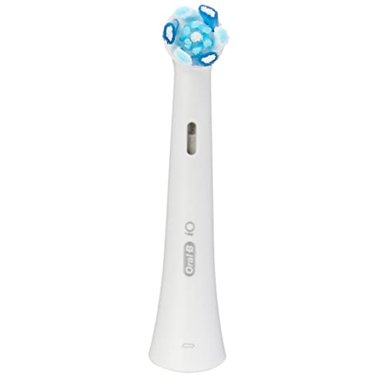 Oral-B iO Ultimate Clean Electric Toothbrush Head, Twisted & Angled Bristles for Deeper Plaque Removal, Pack of 4, White