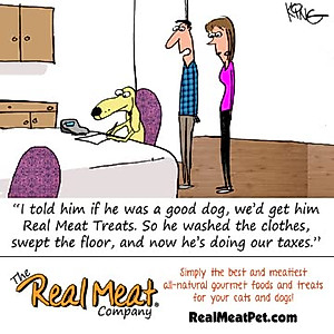 Real Meat, Air-Dried Jerky Treats, Free-Range, All-Natural Fish & Venison Cat Treats 3oz