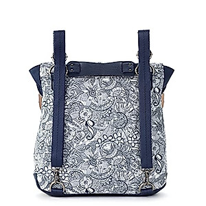 Sakroots Women's Olympic Convertible Backpack, Navy Spirit Desert, One Size