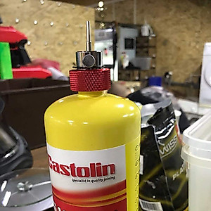 WSDMAVIS 1 Pcs Gas Refill Adapter Propane Filling Adapter Outdoor Camping Hiking Inflate Propane Canisters Connectors for Green Gas Tank with Silicone Oil Port