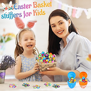 Gigilli Fidget Spinners Pop for Kids 2 Pack, Sensory Fidget Toys for Kids 8-12 4-8 Goodie Bags Stuffers, ADHD Autism Fidget Toys for Toddler 1-3 Boys Girls, Classroom Prizes Valentines Birthday Gifts