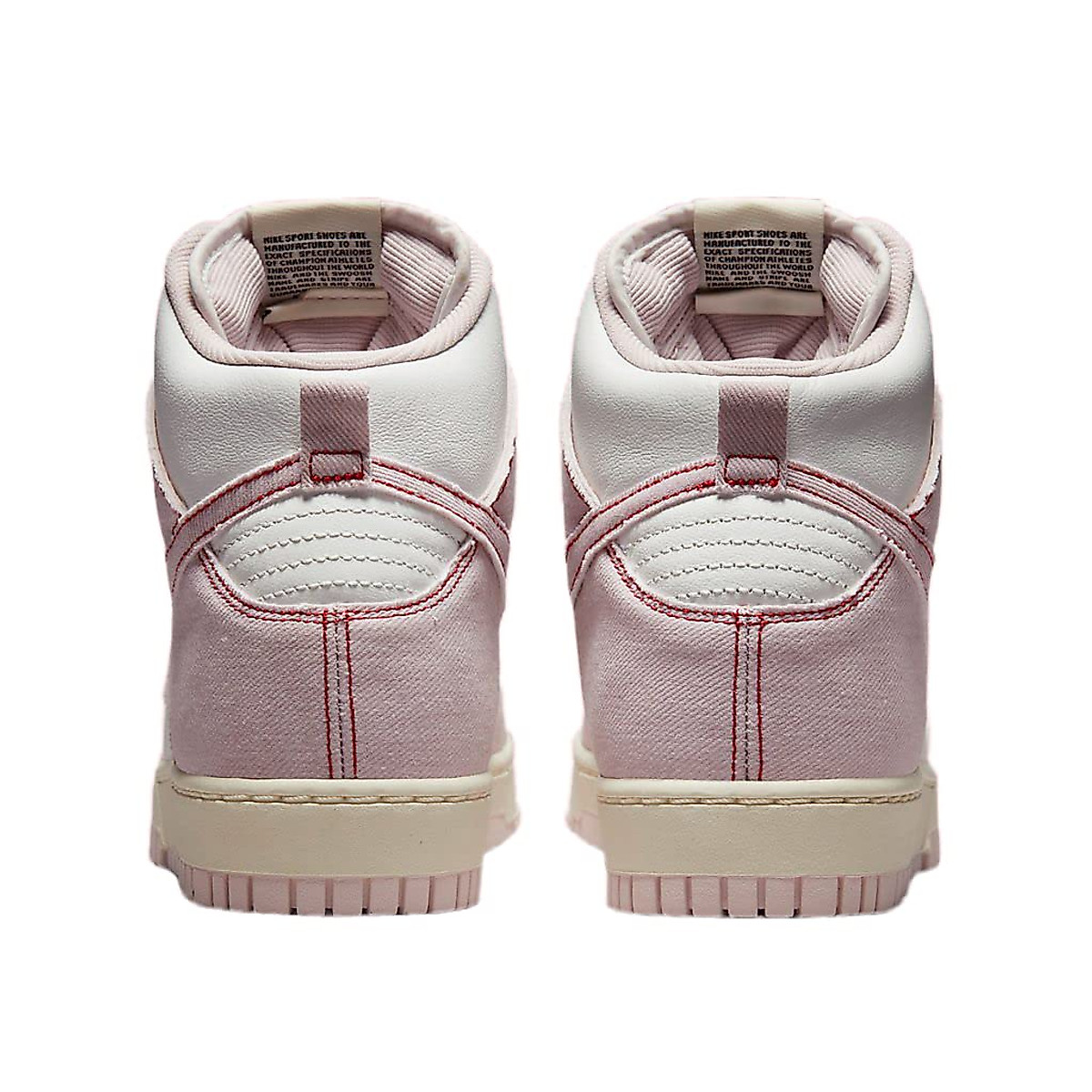 Nike Mens Dunk High 1985 DQ8799 100 Barely Rose Denim - Size 8