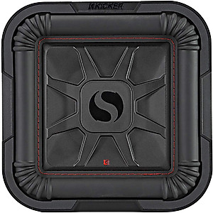 Kicker 46L7T102 L7T L7-Thin 10-Inch (25cm) Subwoofer, Dual Voice Coil, 2-Ohm, 500 Watt
