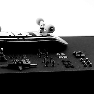 SOLDIER BAR Fan Team Fingerboards Parts Trucks (Purple, PRO 34mm)