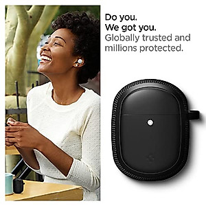 Spigen Classic Fit Designed for Google Pixel Buds A-Series Case (2021) / Pixel Buds 2 Case (2020) - Black