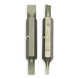 2 Piece Screwdriver Bit Set, 1/4"