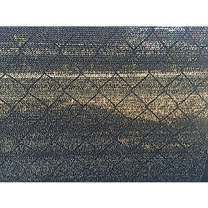 TruePower Privacy Fence Screen 6' Tall x 50'' Long - Black for Patio, Deck, Balcony, Backyard, Fence, Apartment Privacy