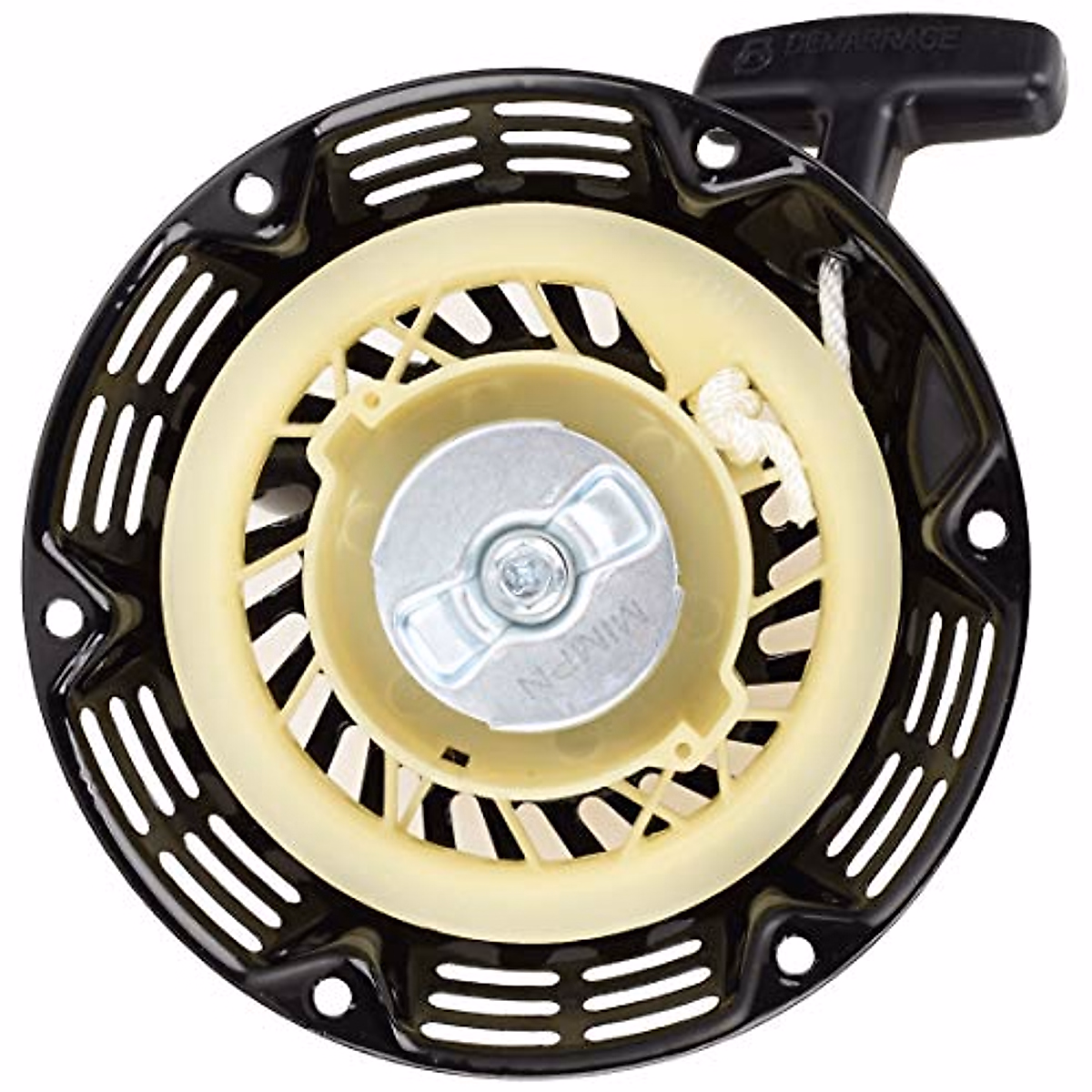 Fvrito Pull Start Recoil Starter Assembly Spark Plug for Harbor Freight Predator 212cc 6.5HP 7HP OHV Engine 69730 69727 Power Equipment 91520 92207 Go Kart Mini Bike Motor Generator Lawnmower Black