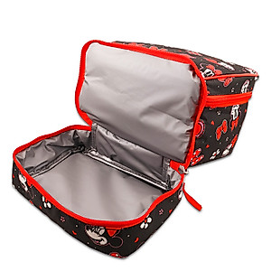 Disney Minnie Mouse Lunch Bag for Girls with 2 Compartments, Water Bottle, Stickers, More