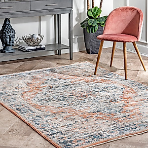 nuLOOM Piper Faded Transitional Area Rug, 4x6, Beige