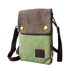 LassZone Women Small Crossbody Purse Cell Phone Pouch Coin Wallet Handbag Mini Tote Shoulder Bag for Smartphone