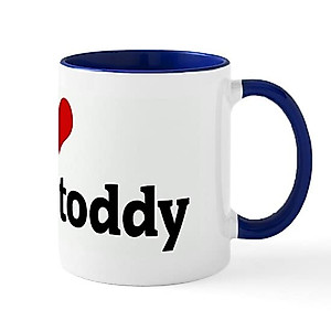 CafePress I Love My Hot Toddy Mug Ceramic Coffee Mug, Tea Cup 11 oz