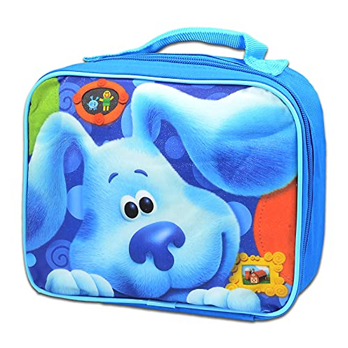 Nick Shop Blue's Clues Lunch Bag Water Bottle Set For Toddlers Kids - 4 Pc Bundle Bottle, Stickers And More (Blue's Clues School Supplies) Blue's Clues lunch boxes for kids